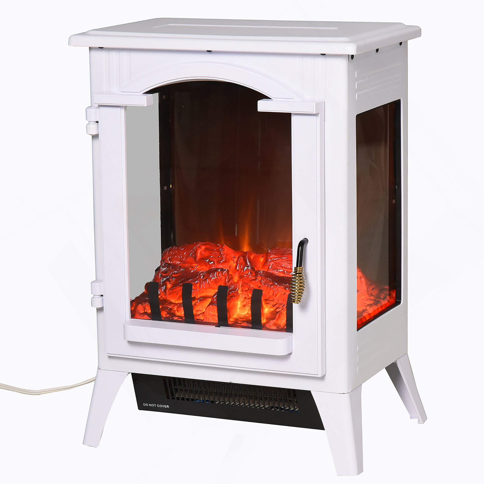 Red Barrel Studio® Electric Fireplace Heater, Fire Place Stove With ...
