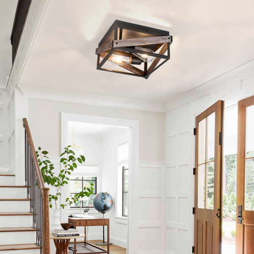 Modern Farmhouse Flush Mount Lighting You'll Love | Wayfair