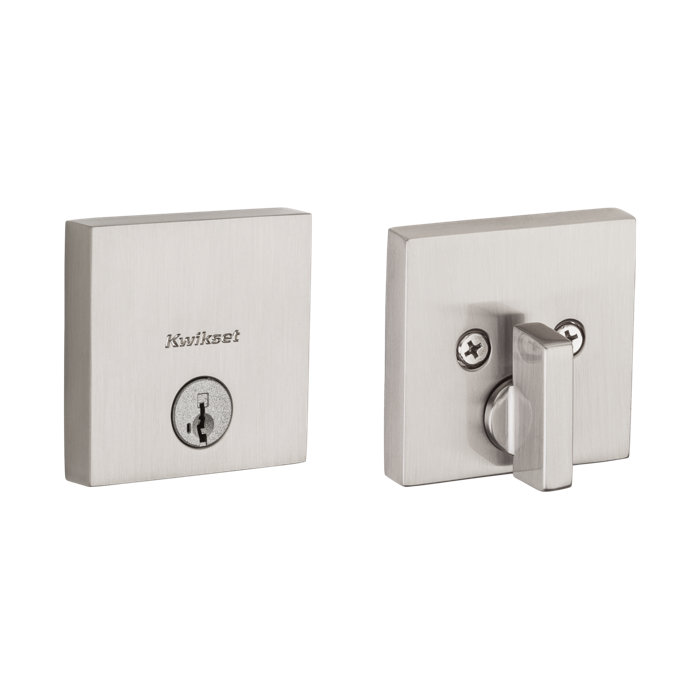 Kwikset One Sided Deadbolt & Reviews | Wayfair