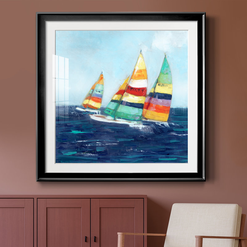 Breakwater Bay Raccoon Framed On Paper Painting | Wayfair