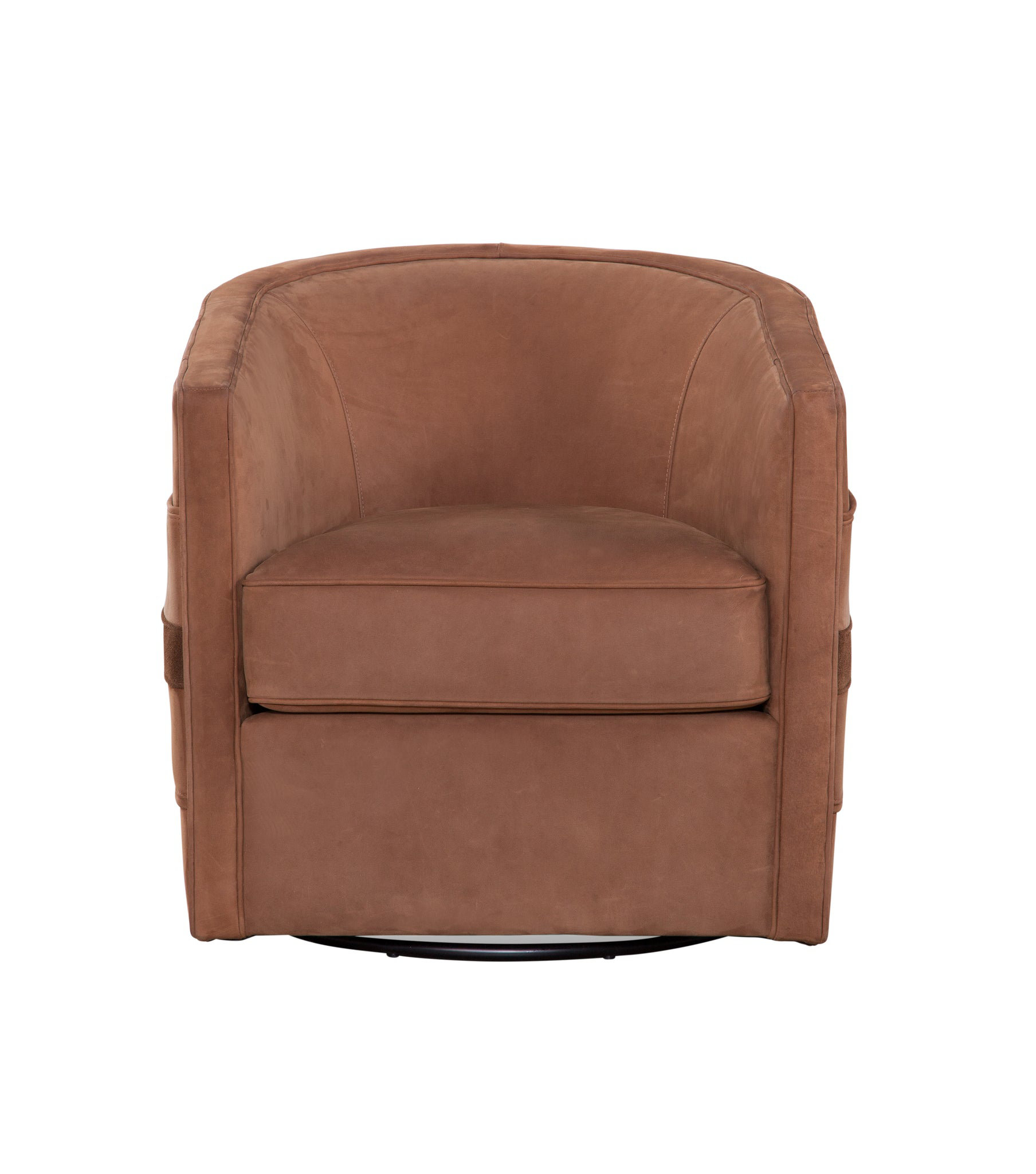 Olivia & Quinn Everlea Swivel Chair in Athena Night | Perigold