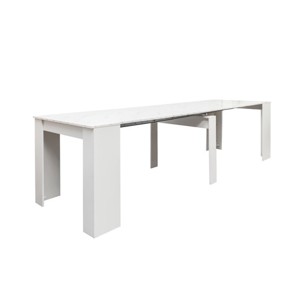 Ivy Bronx Multifunctional Extendable Console Table, Extendable Dining ...
