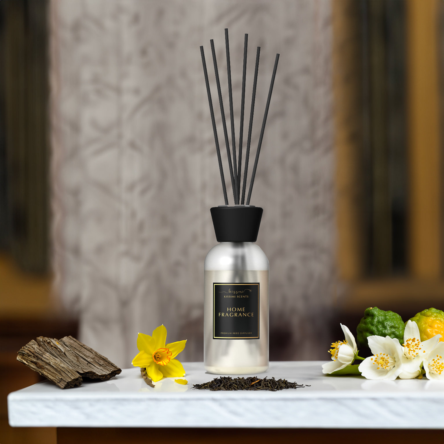 Ebern Designs Lomeli Spa Reed Diffuser Set With Reed Sticks, 4 Oz For ...