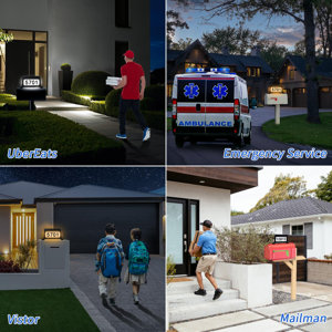 MARLIN MANUFACTURING COMPANY, INCORPORATED Solar Backlit Address Sign ...