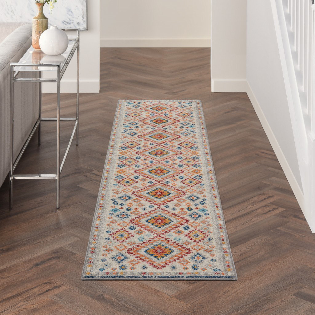 Union Rustic Deunta Geometric Machine Woven Runner 2'2" x 7'6 ...