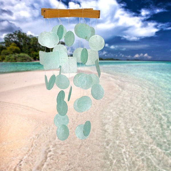 Woodstock Chimes Mini Capiz Wind Chime & Reviews | Wayfair