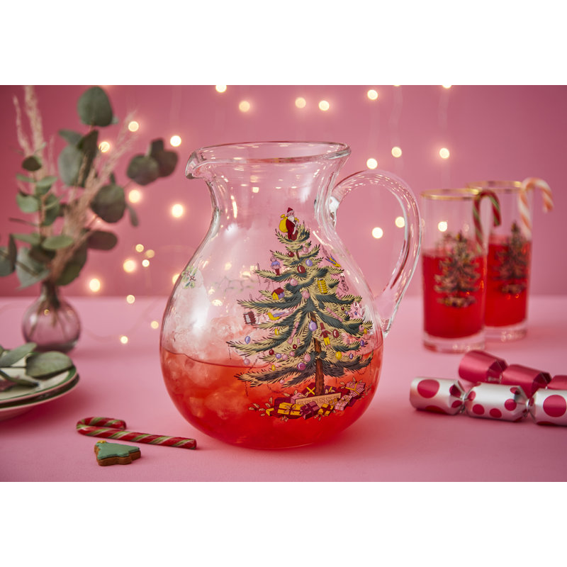 Spode Christmas Tree Glass Pitcher 6 Pt/9" & Reviews | Wayfair
