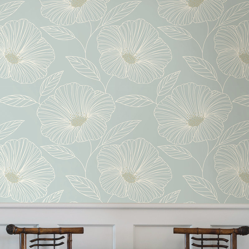 Brewster Home Fashions Mistral Mythic Floral Wallpaper Sample | AllModern