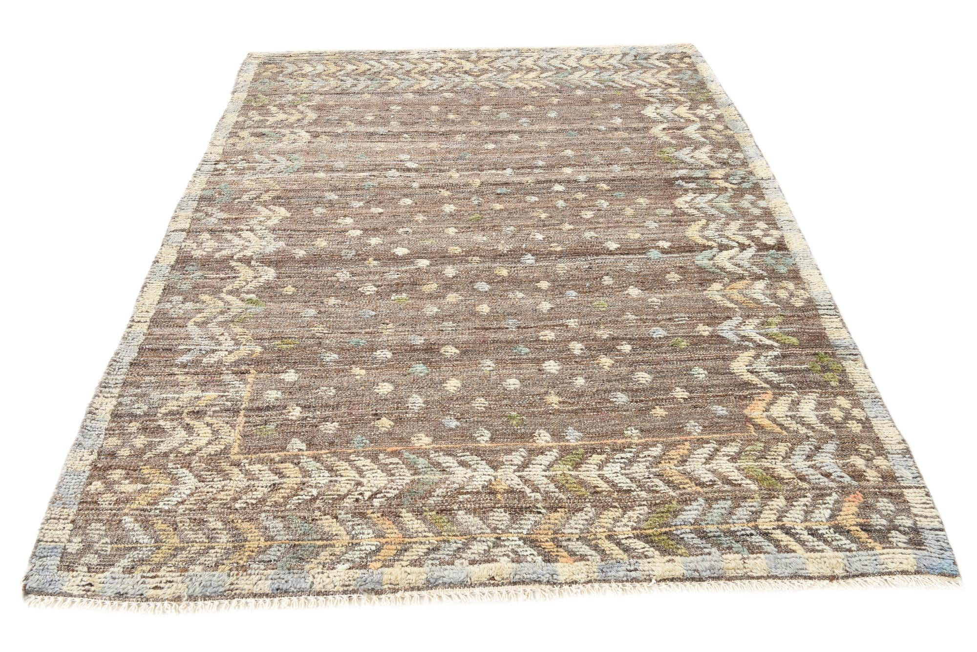 Isabelline 5'2 x 6'8 Philip Brown Rug | Wayfair