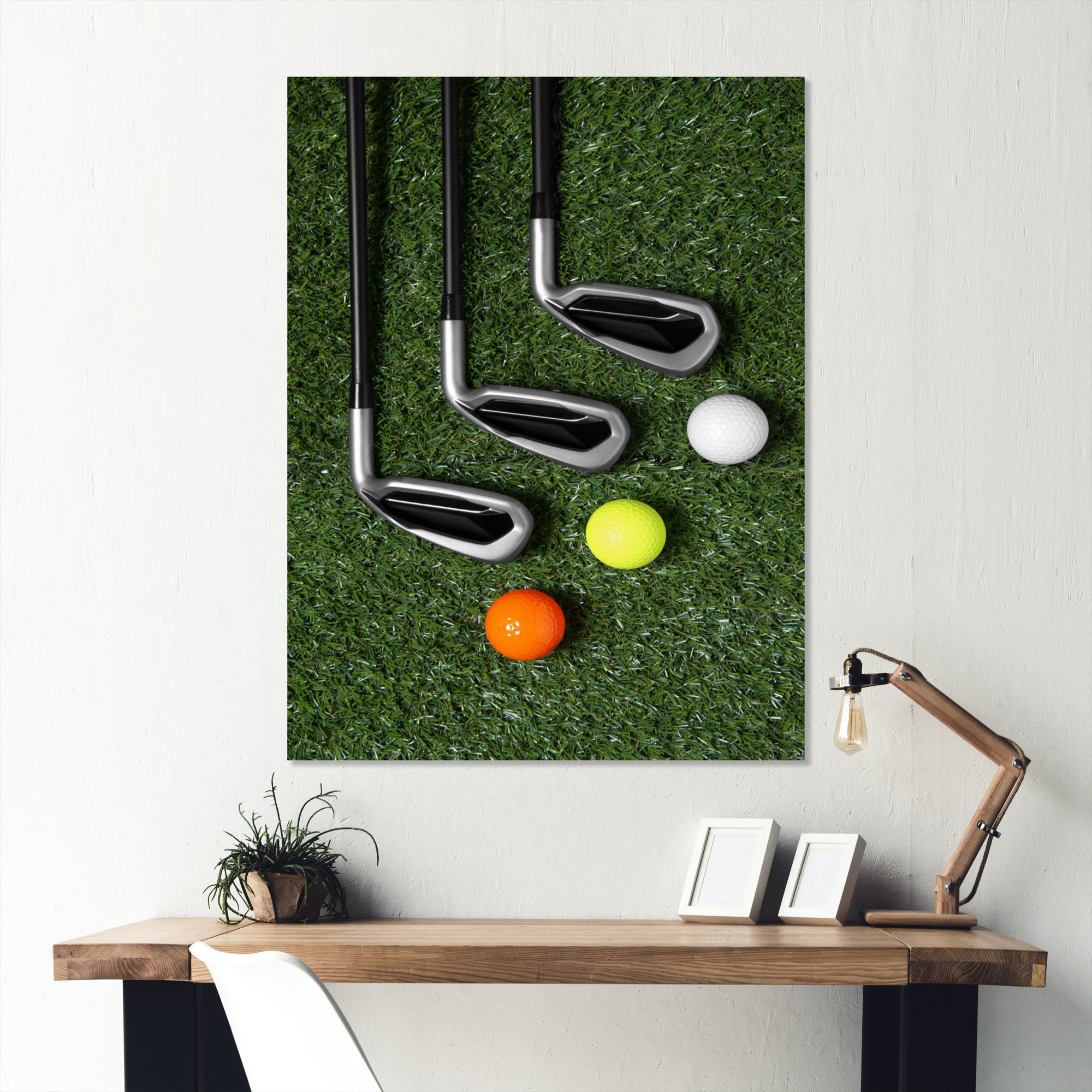 Hokku Designs Golf Set Swing Excellence I - Golf Metal Wall Decor | Wayfair