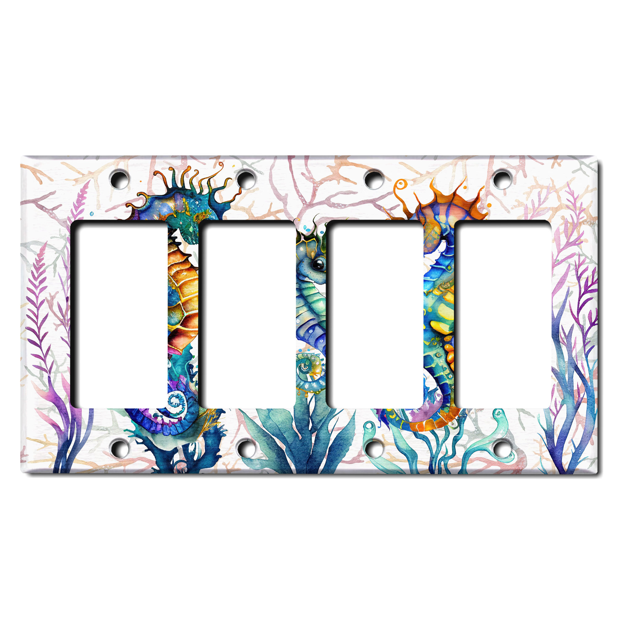 WorldAcc 2-Gang Toggle Light Switch Wall Plate | Wayfair