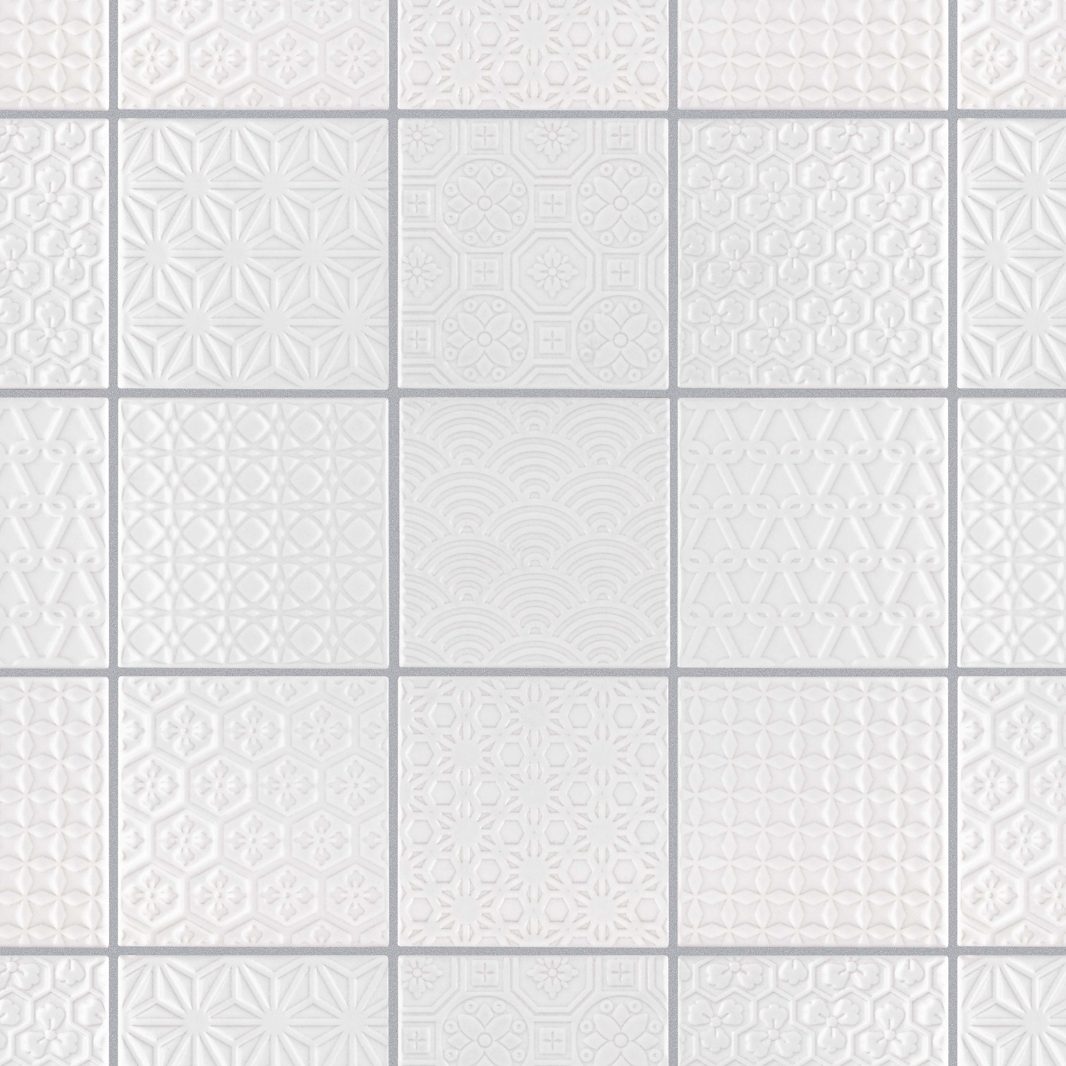 Merola Tile Spirit 11-5/8" x 11-5/8" Porcelain Mosaic Floor and Wall ...