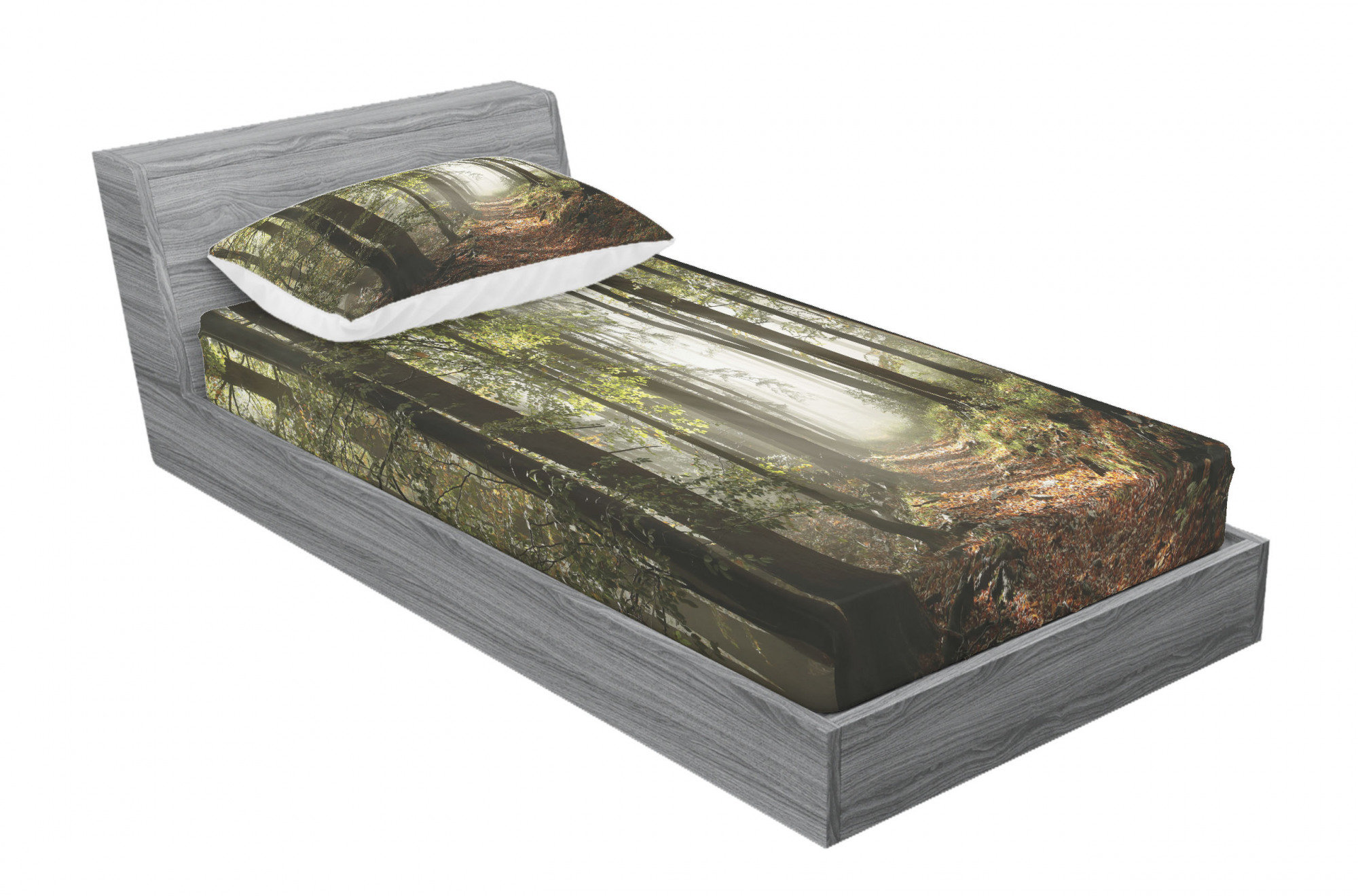 Ambesonne Forest Sheet Set | Wayfair