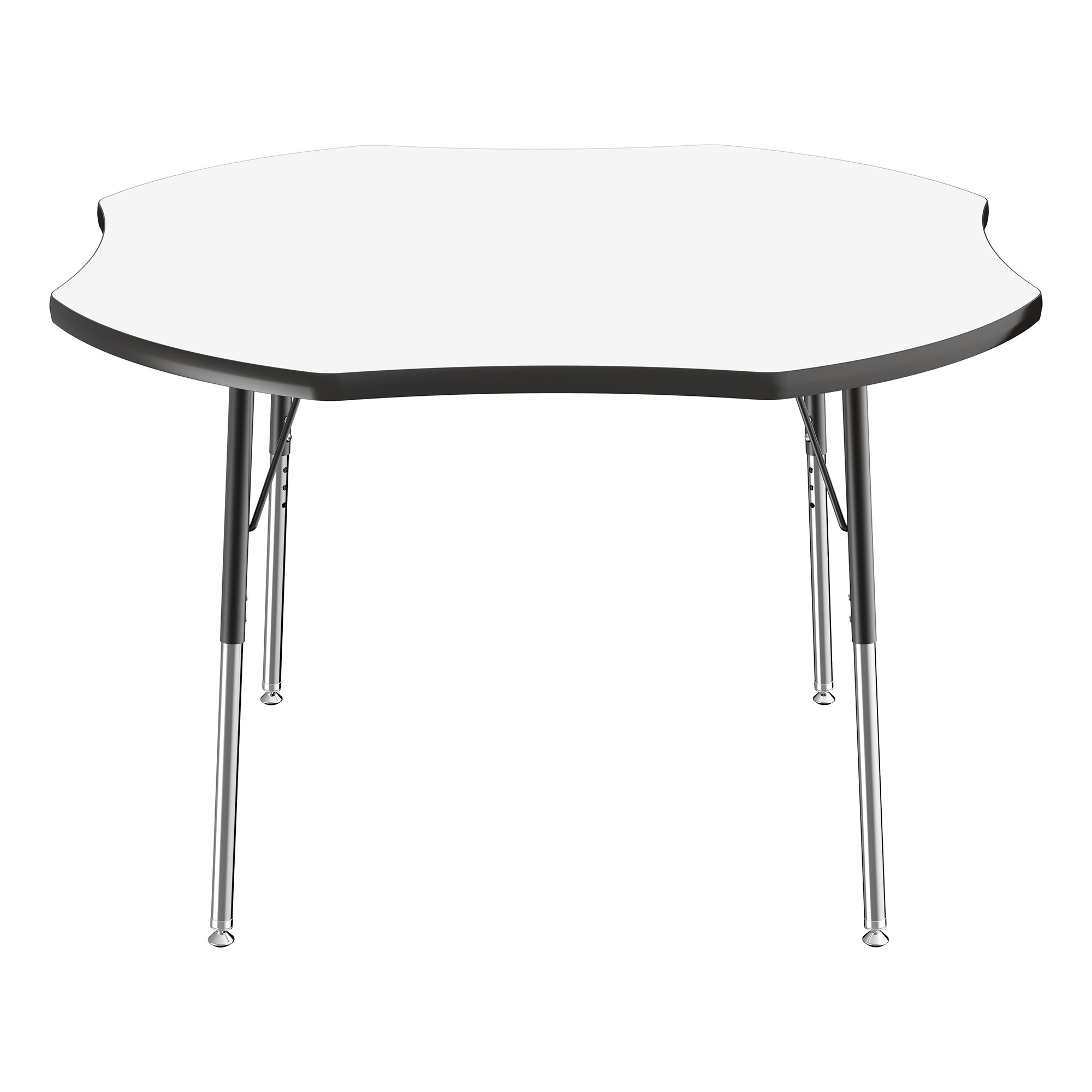 Learniture Clover Adjustable Height Dry-Erase Whiteboard Classroom ...