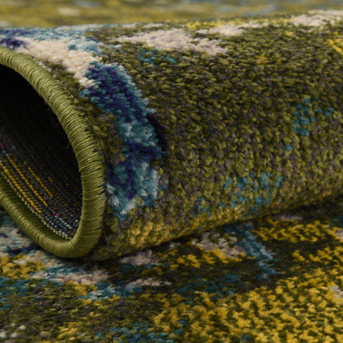 Wrought Studio Auyeung Abstract Area Rug & Reviews | Wayfair