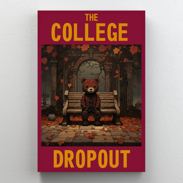 Trinx The College Dropout Album On Canvas Graphic Art | Wayfair