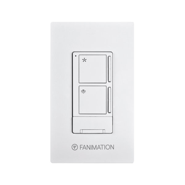 Fanimation Ceiling Fan Wall Control With Receiver - 3 Speed Fan And ...