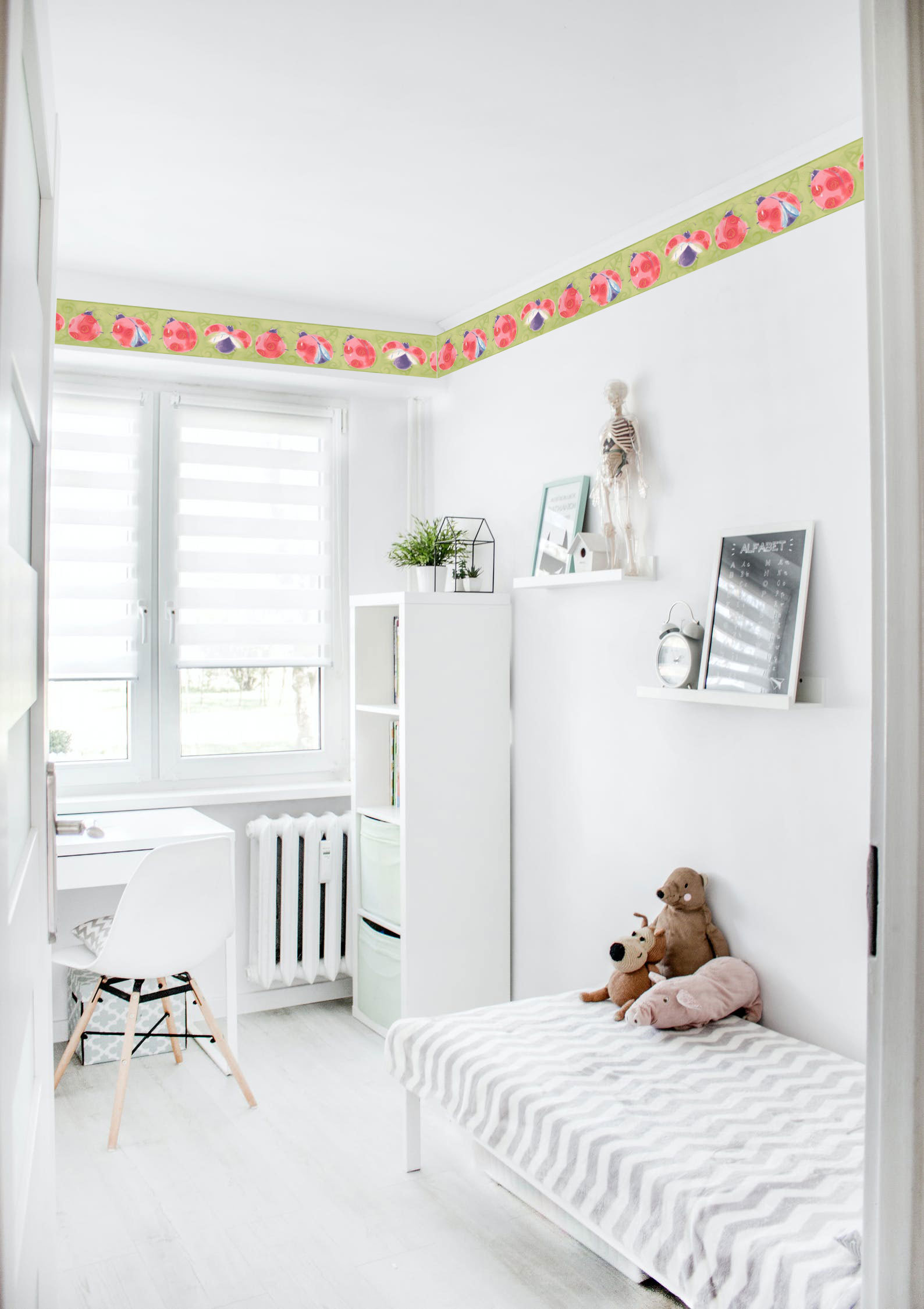 Harriet Bee Caples Animals 15' L x 6" W Wallpaper Border | Wayfair