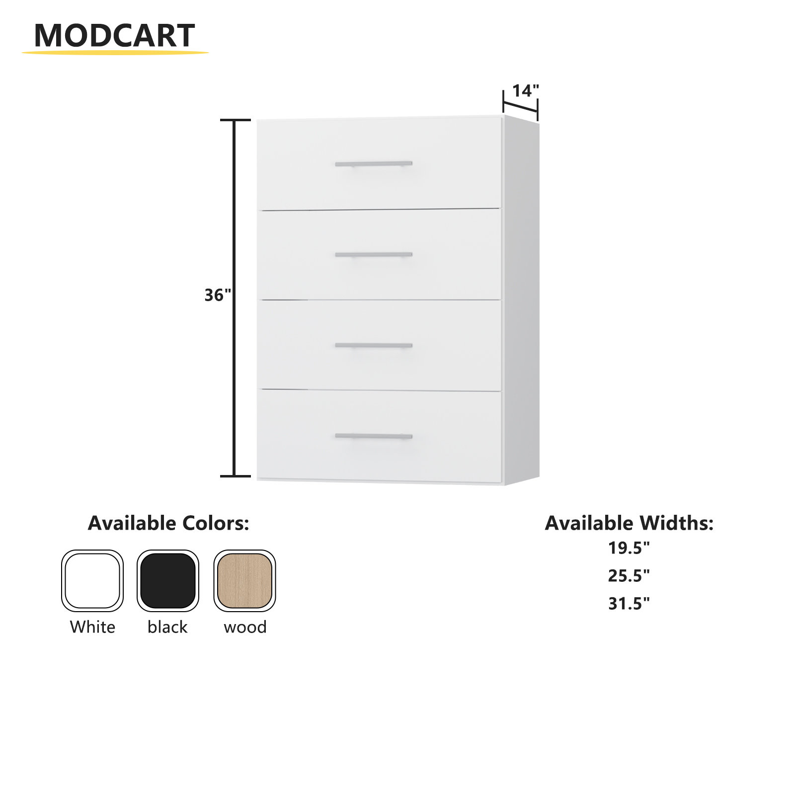 HOMEIBRO 4 Drawer Short Tower Closet Unit Closet System & Reviews | Wayfair