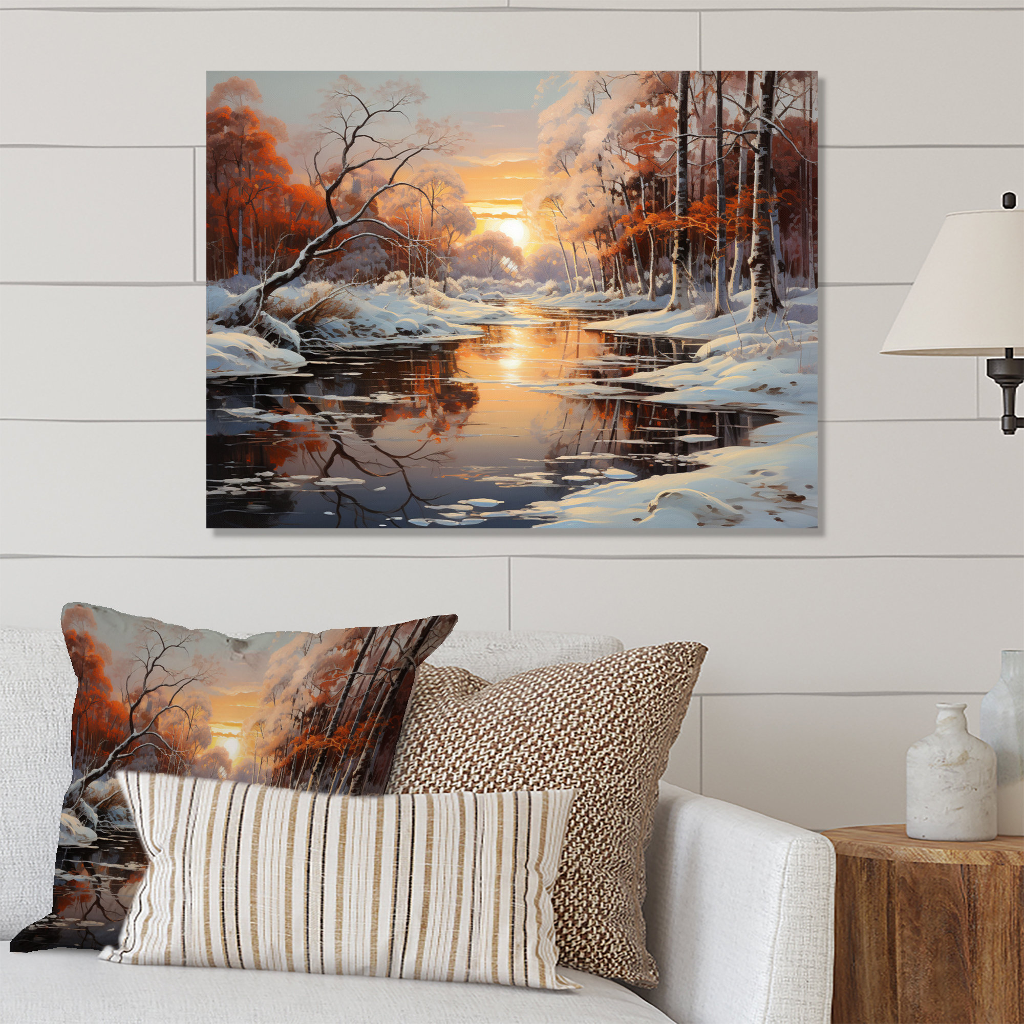 Millwood Pines Frozen Wilderness Winter Landscape III - Landscapes ...