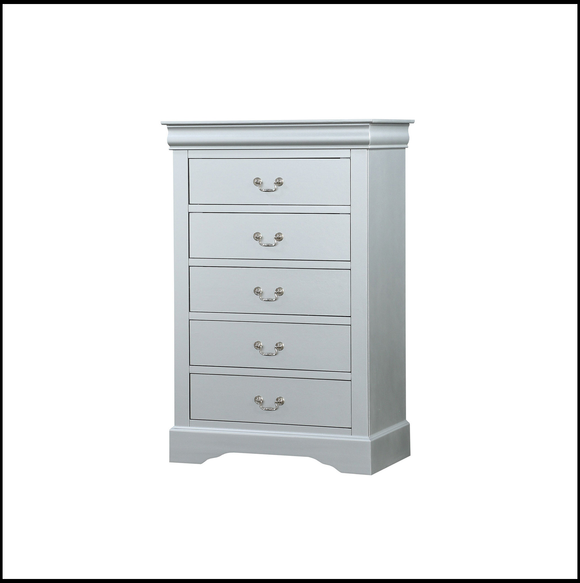 House of Hampton 5-Drawer Chest With Metal Handles - Wayfair Canada