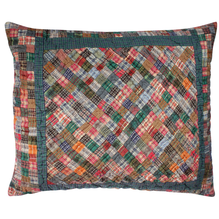 Union Rustic Gunnison Patchwork Rectangular Throw Cushion With Filling ...