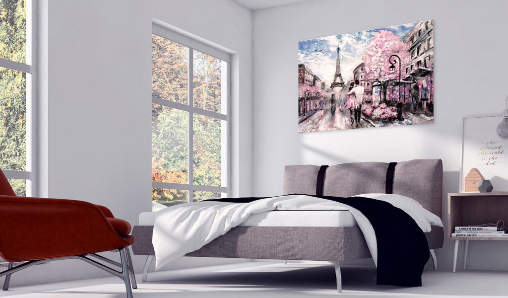 Artgeist Pink Paris Art Print on Canvas | Wayfair.co.uk