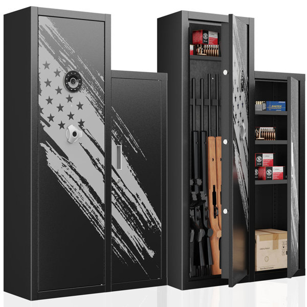 Kaer KAER 8 Gun Safe,Gun Safe for Rifles and Pistols,Large Gun Cabinet ...