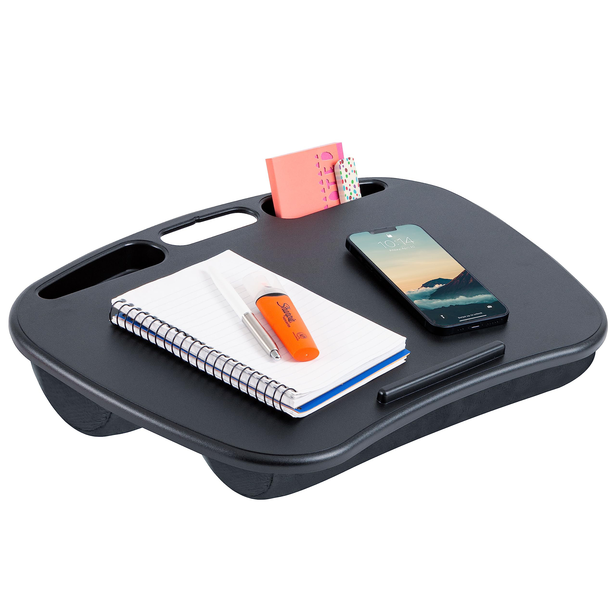 Ebern Designs Mydesk Lap Desk With Device Ledge And Phone Holder ...