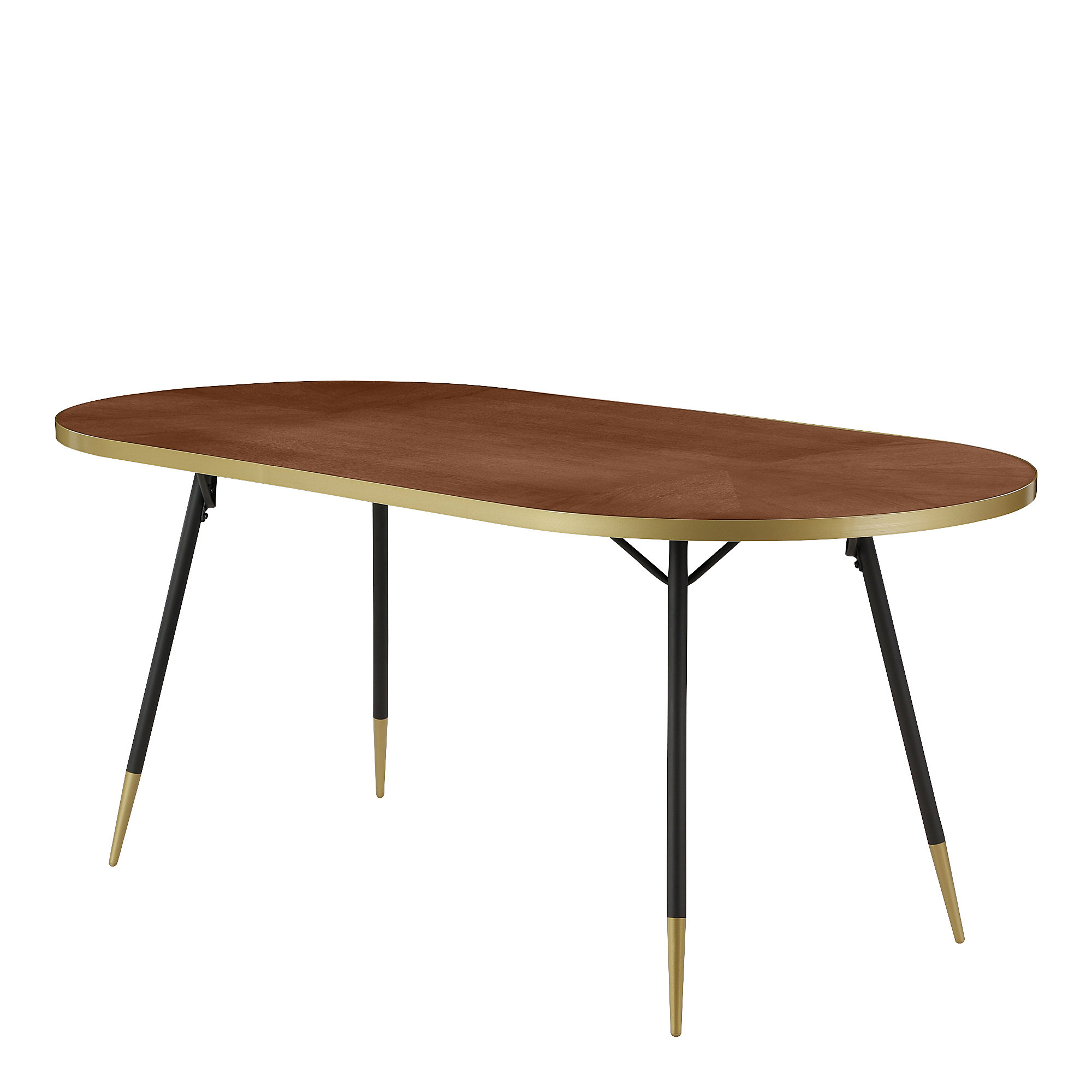 Corrigan Studio Ilsa Oval Metal Base Dining Table & Reviews | Wayfair.co.uk