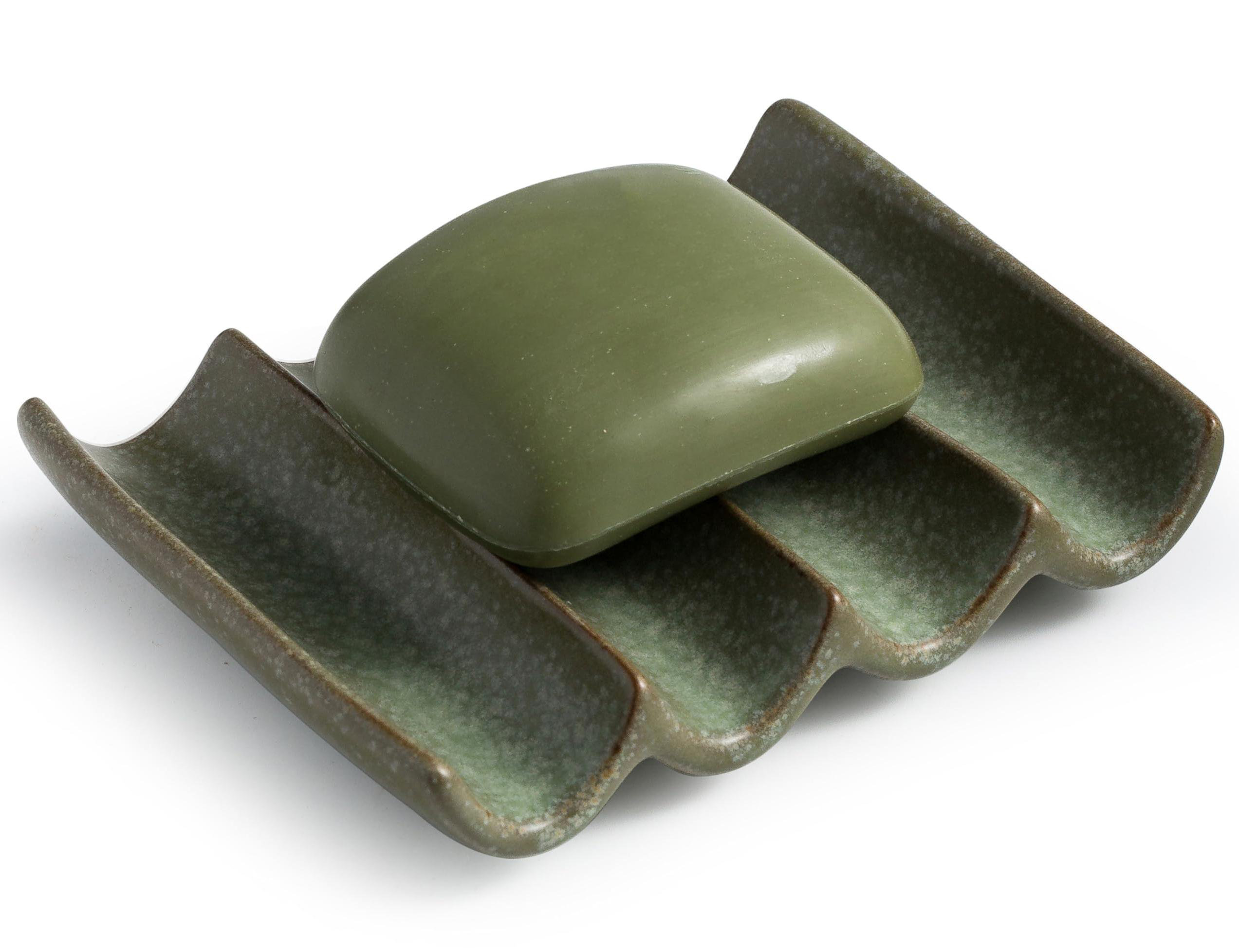 Orren Ellis Porte-savon drainant pour la douche, porte-savon de bar ...