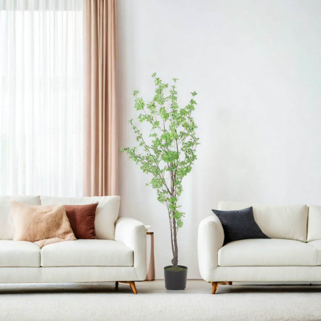 Hokku Designs Artificial Palm Tree – Lifelike Faux Alm Tree With ...