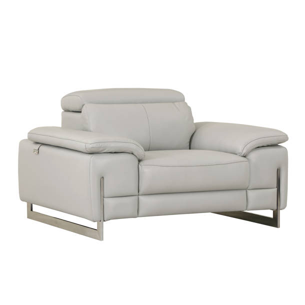 Orren Ellis Corniche 79'' Leather Sofa & Reviews | Wayfair