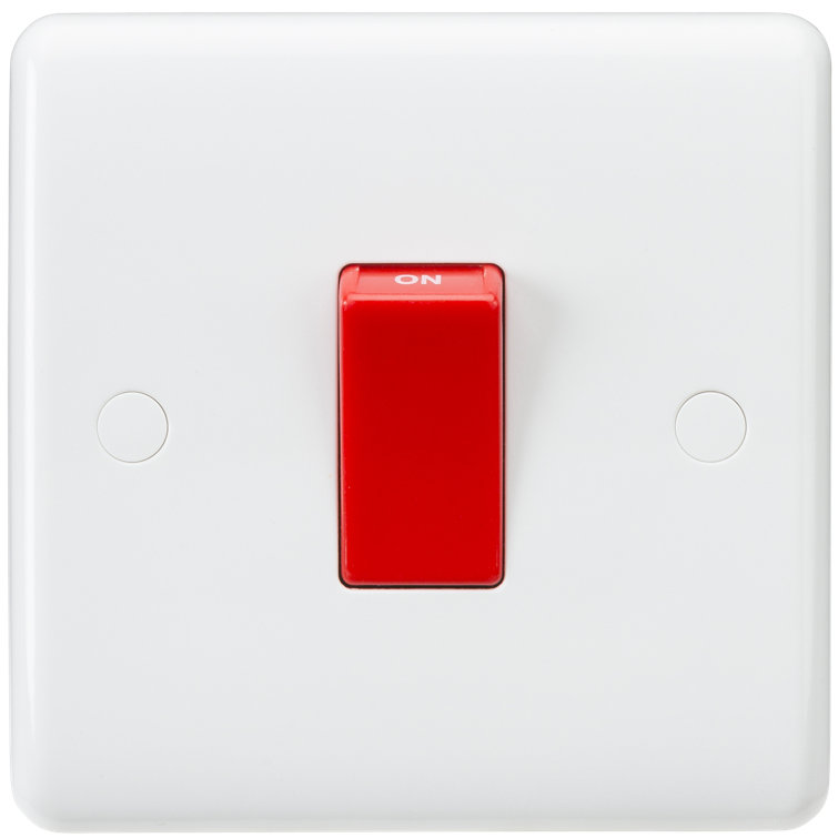 Symple Stuff Curved Edge 45A DP Wall Mounted Switch | Wayfair.co.uk