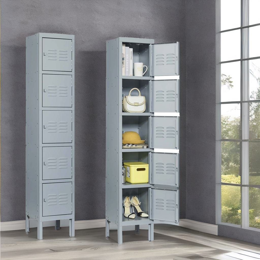 MERYT Metal 5 - Tier 12'' Employee Locker | Wayfair