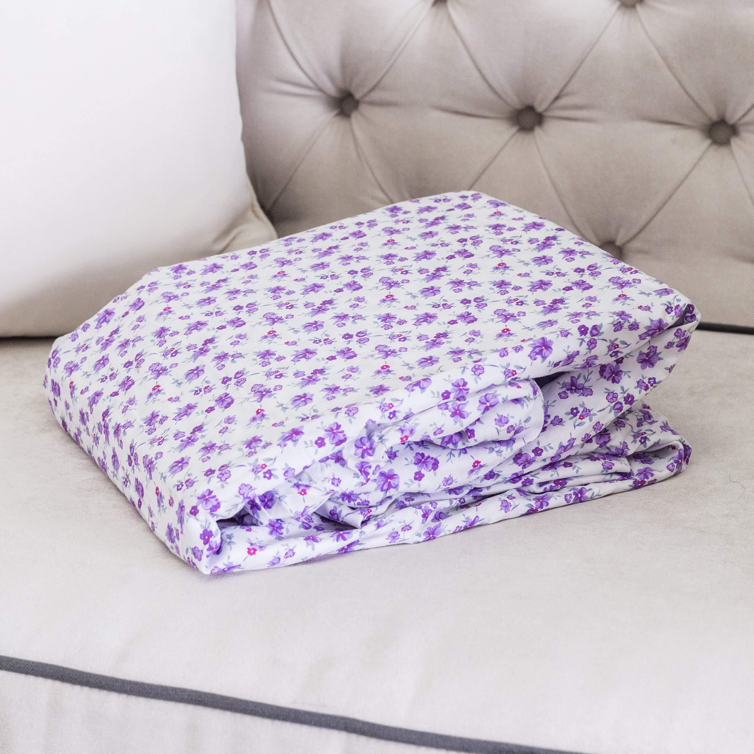 Homey Cozy Floral 100% Cotton Fitted Sheet & Reviews | Wayfair