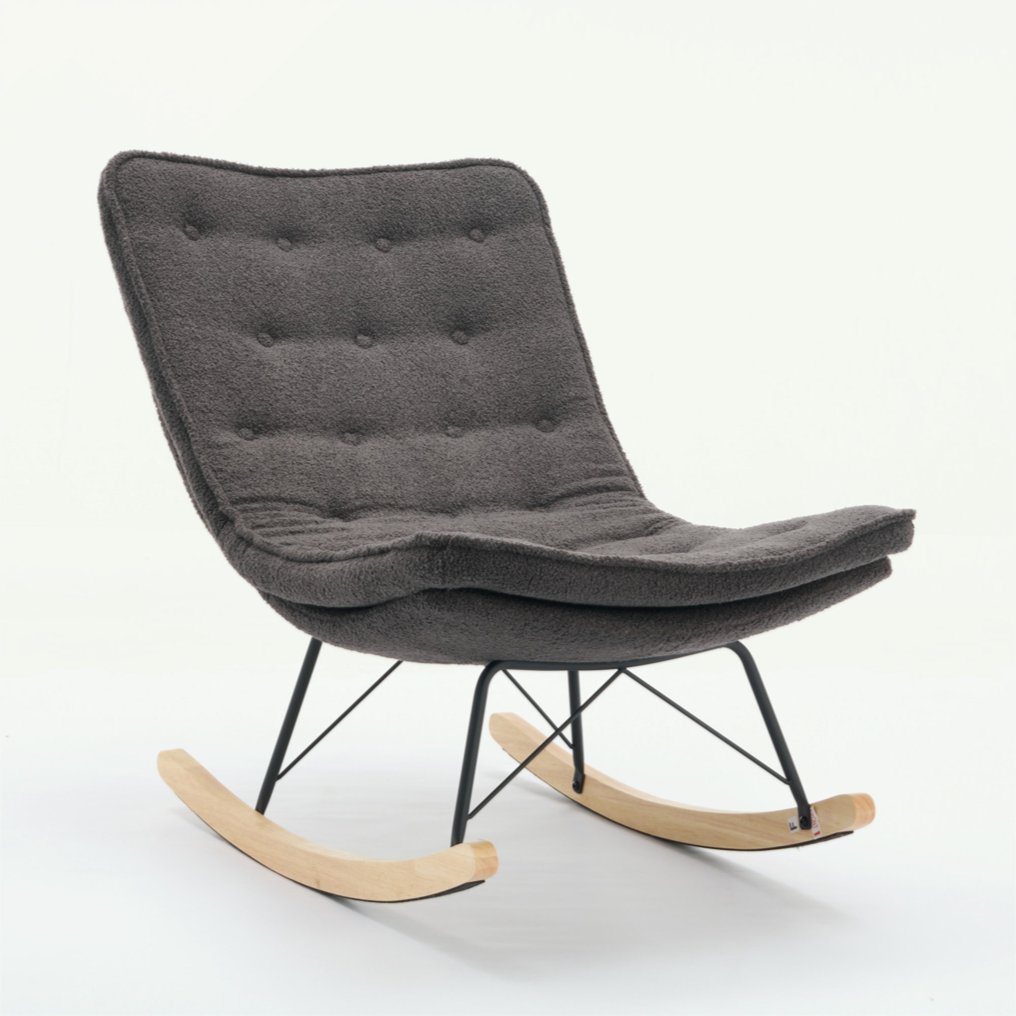 George Oliver Lazy Rocking Chair,Comfortable Lounge Chair With Wide ...