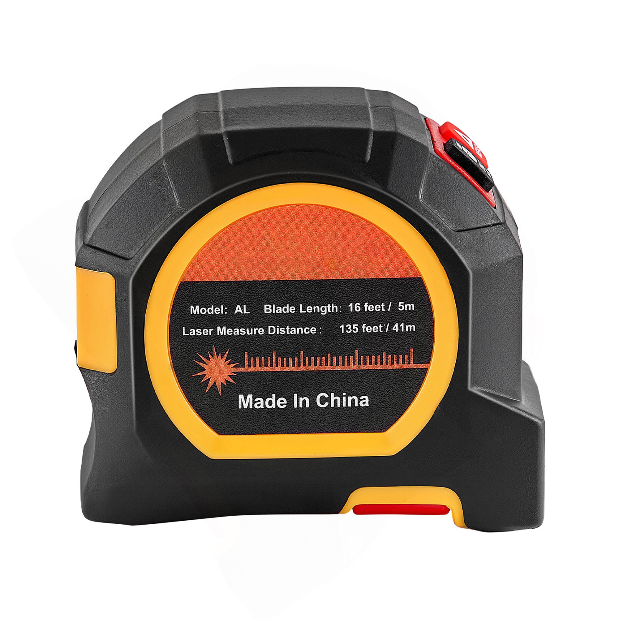 FOSHANZHENGONG 2In1 Laser Tape Measure 135Ft Rechargeable Laser 16Ft ...