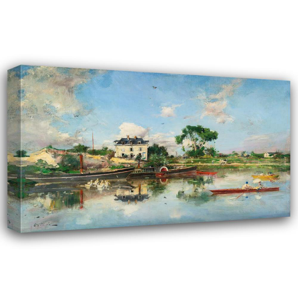 Breakwater Bay "La Senna" by Giovanni Boldini - Gallery Wrap Canvas ...