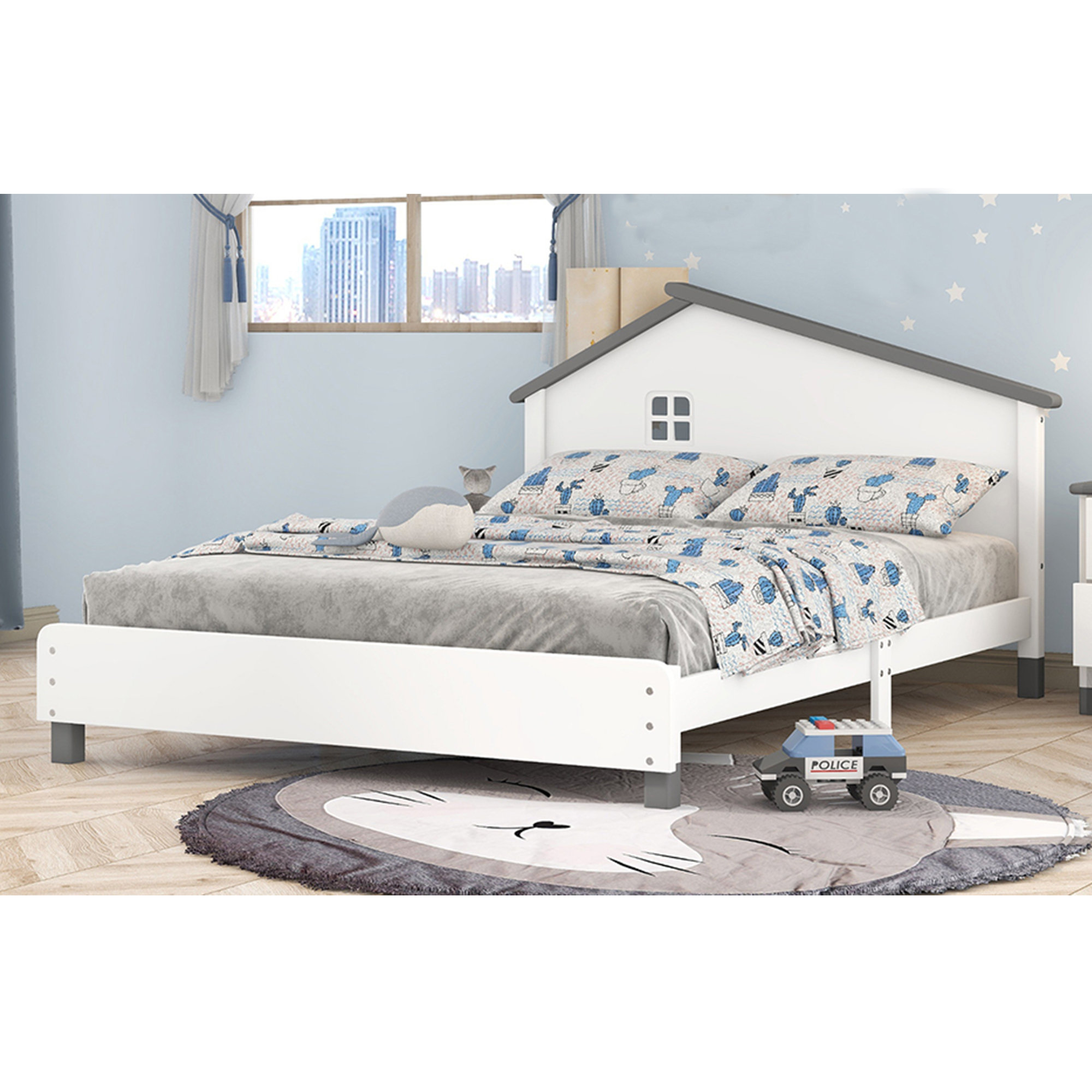 August Grove® Burrill Full / Double Platform Bed | Wayfair