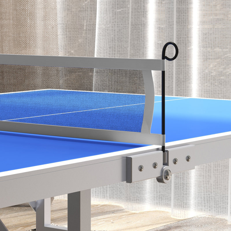 Soozier Foldable Table Tennis Table (Paddles Included) & Reviews | Wayfair