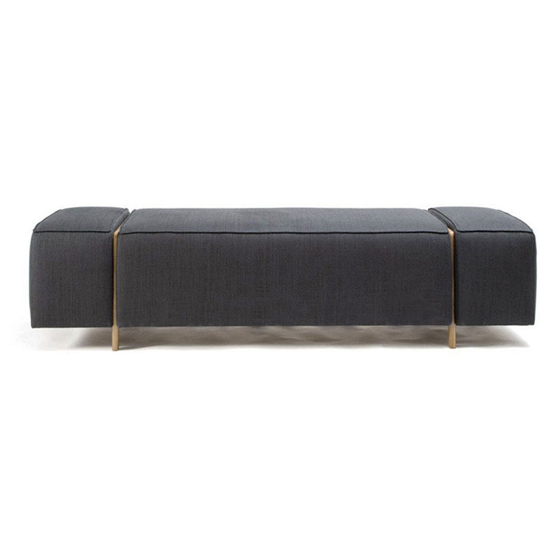 Wildon Home® Gray Upholstered Bench | Wayfair