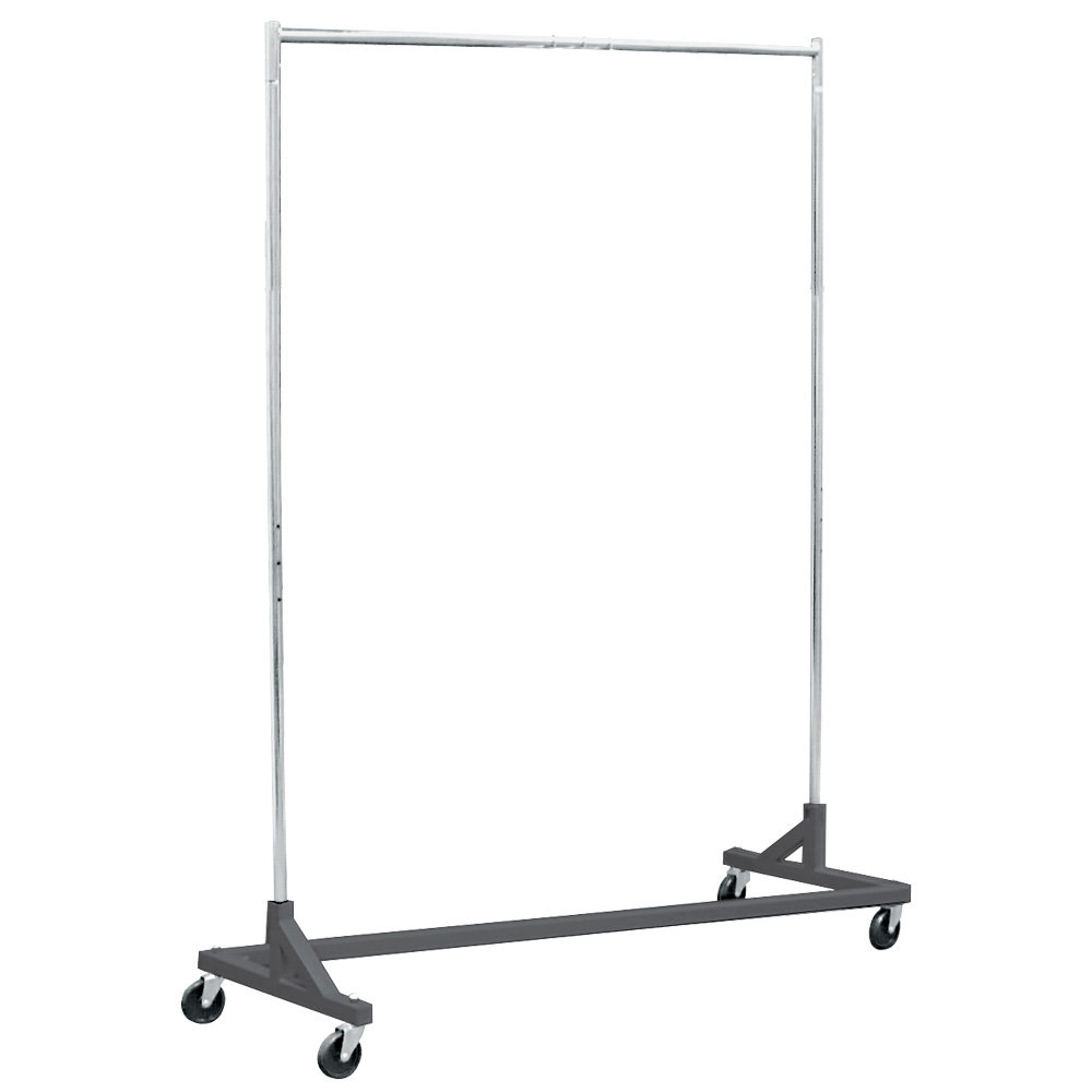 17 Stories 70" H X 63" W – Heavy-Duty Z Rack Clothing Rack With Rolling ...