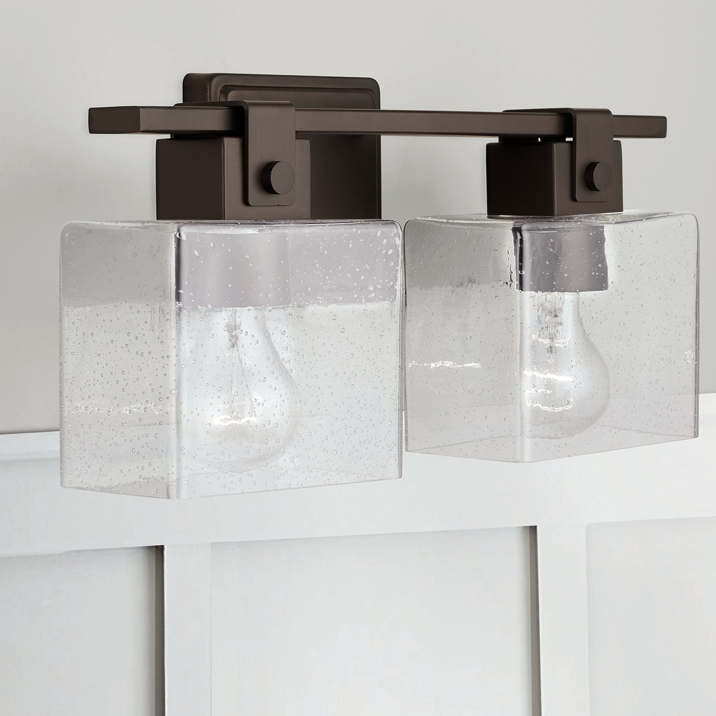 Beachcrest Home Yerington Dimmable Oil Rubbed Bronze Vanity Light ...