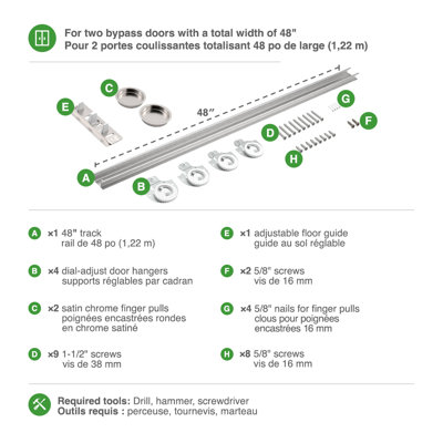 Richelieu Bypass Door Hardware Kit | Wayfair