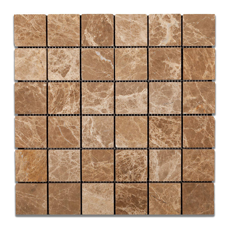 Stone & Tile Shoppe, Inc. Marble Grid Mosaic Wall & Floor Tile | Perigold