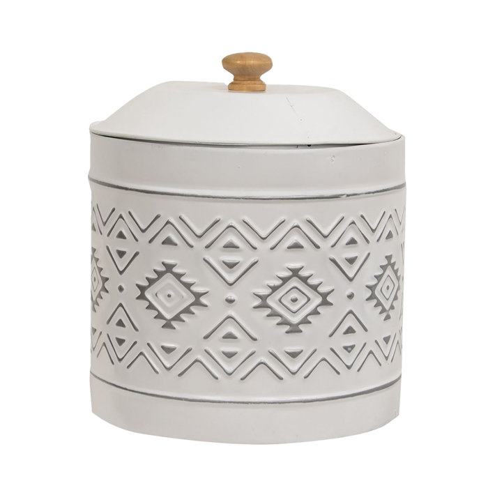 Foundry Select Aztec 2 Piece Kitchen Canister Set | Wayfair