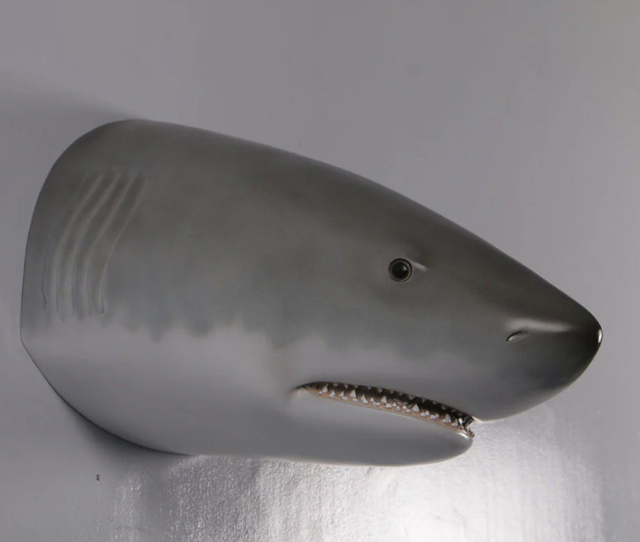 sharks head wall mount