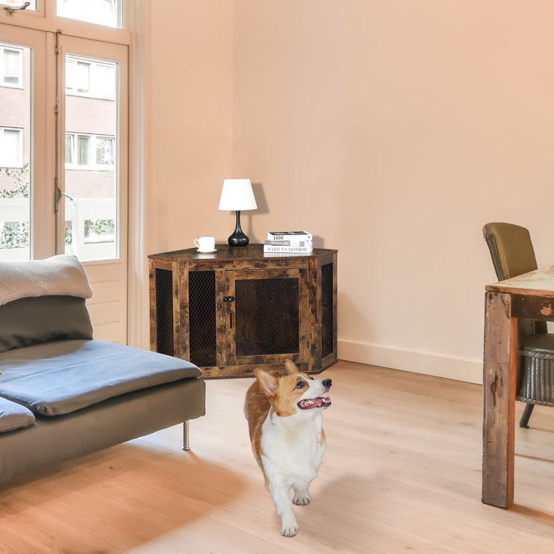 Archie & Oscar™ Bromborough Corner Dog Crate & Reviews | Wayfair