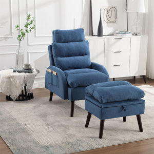 Blue Accent Chairs You'll Love | Wayfair